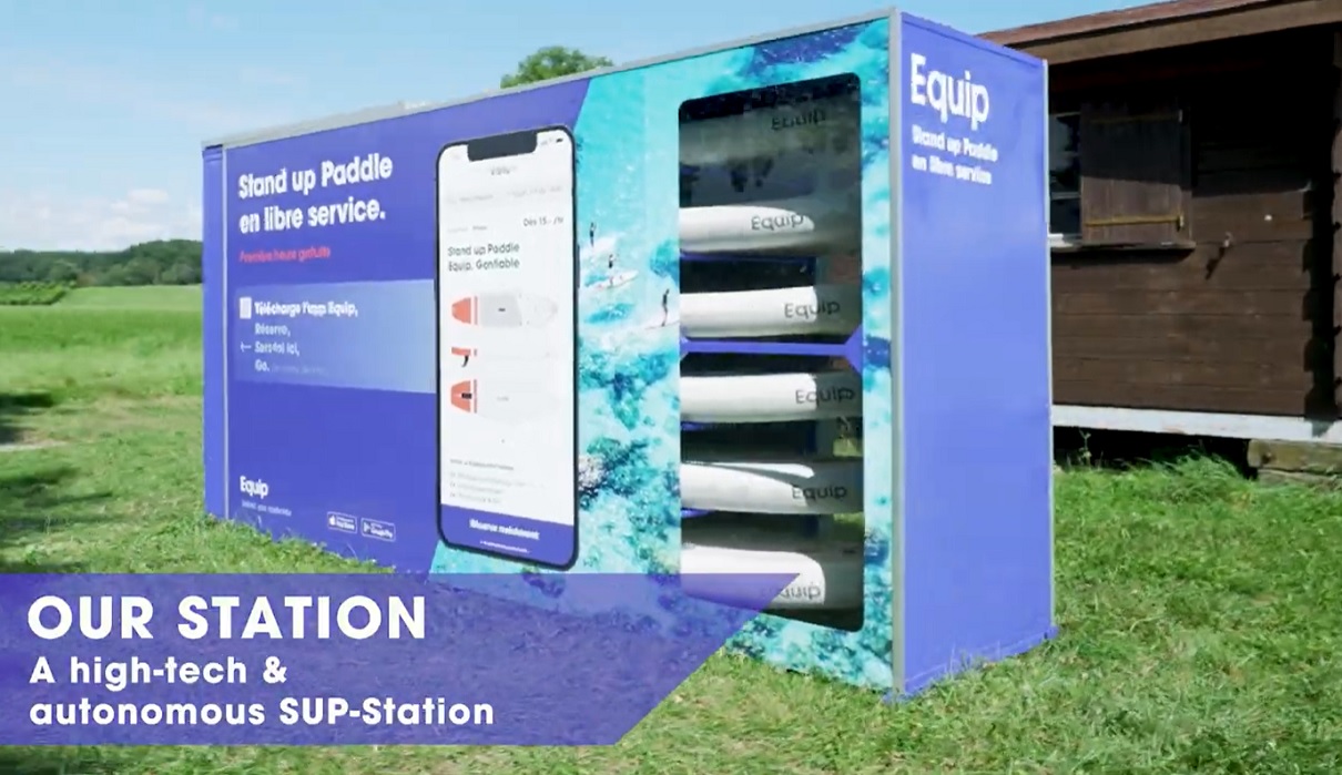 Stand-Up paddle : des stations de sports et loisirs en libre-service