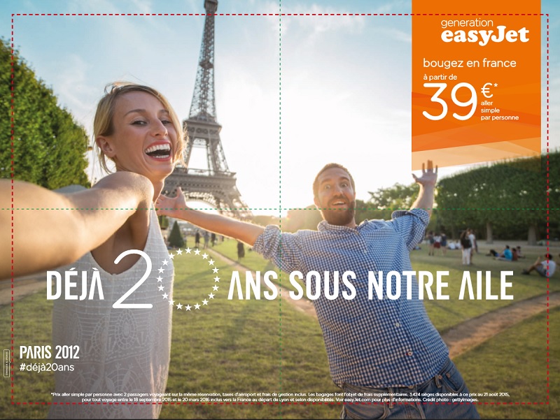 easyJet : une campagne publicitaire européenne pour ses 20 ans